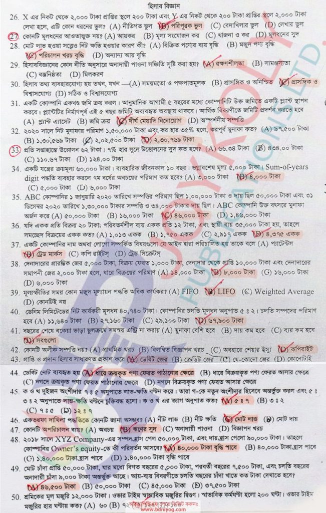 GST Integrated Admission Test Question Solution 2021