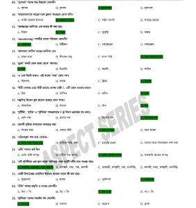 GST Admission Test Question 2022 (All Unit)